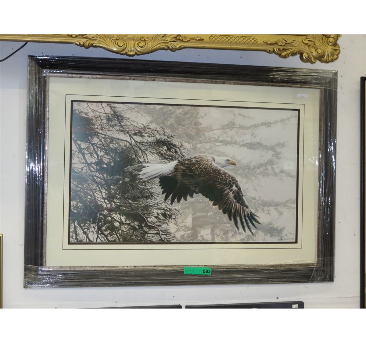 Framed Ron Parker Print: "Through the Firs"