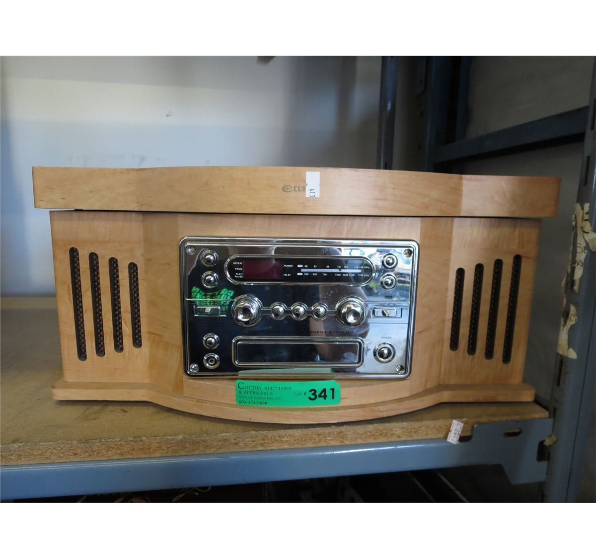 Curtis wood compact component system