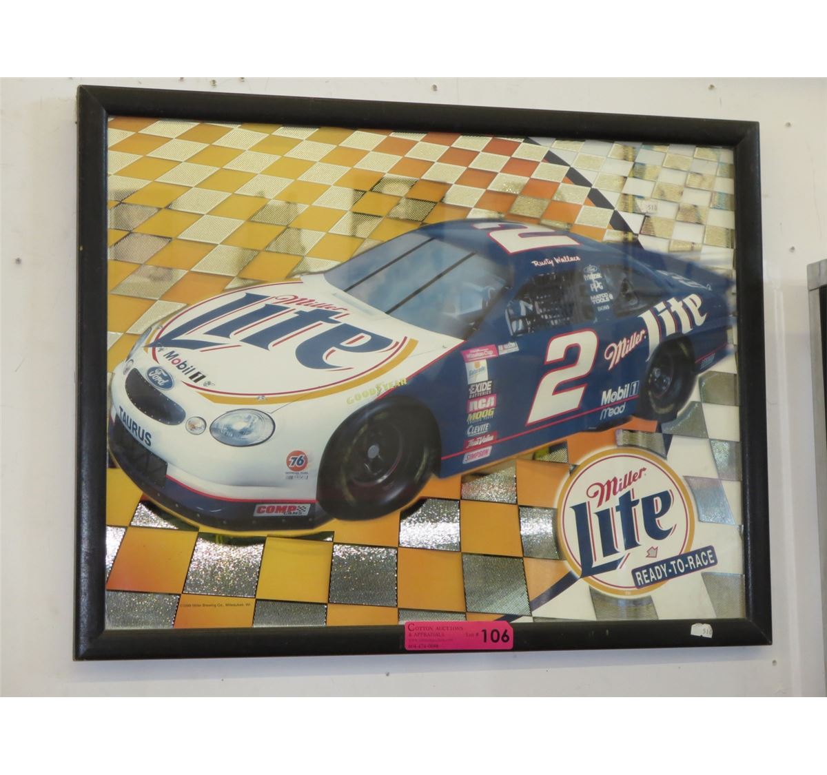 1999 Miller Lite Race Car mirror