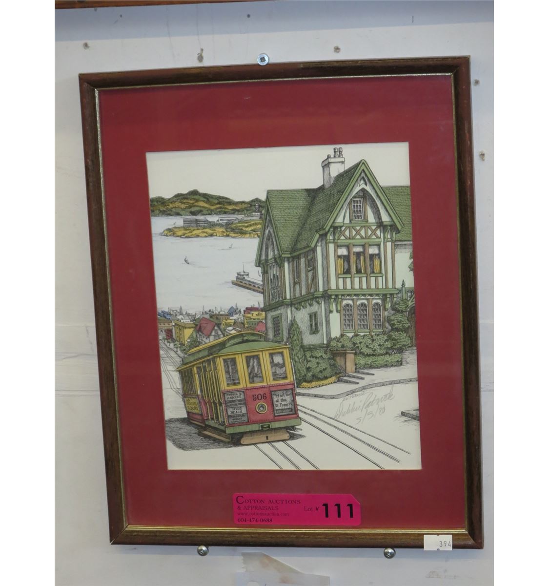 Pencil signed - Debbie Patrick San Francisco print