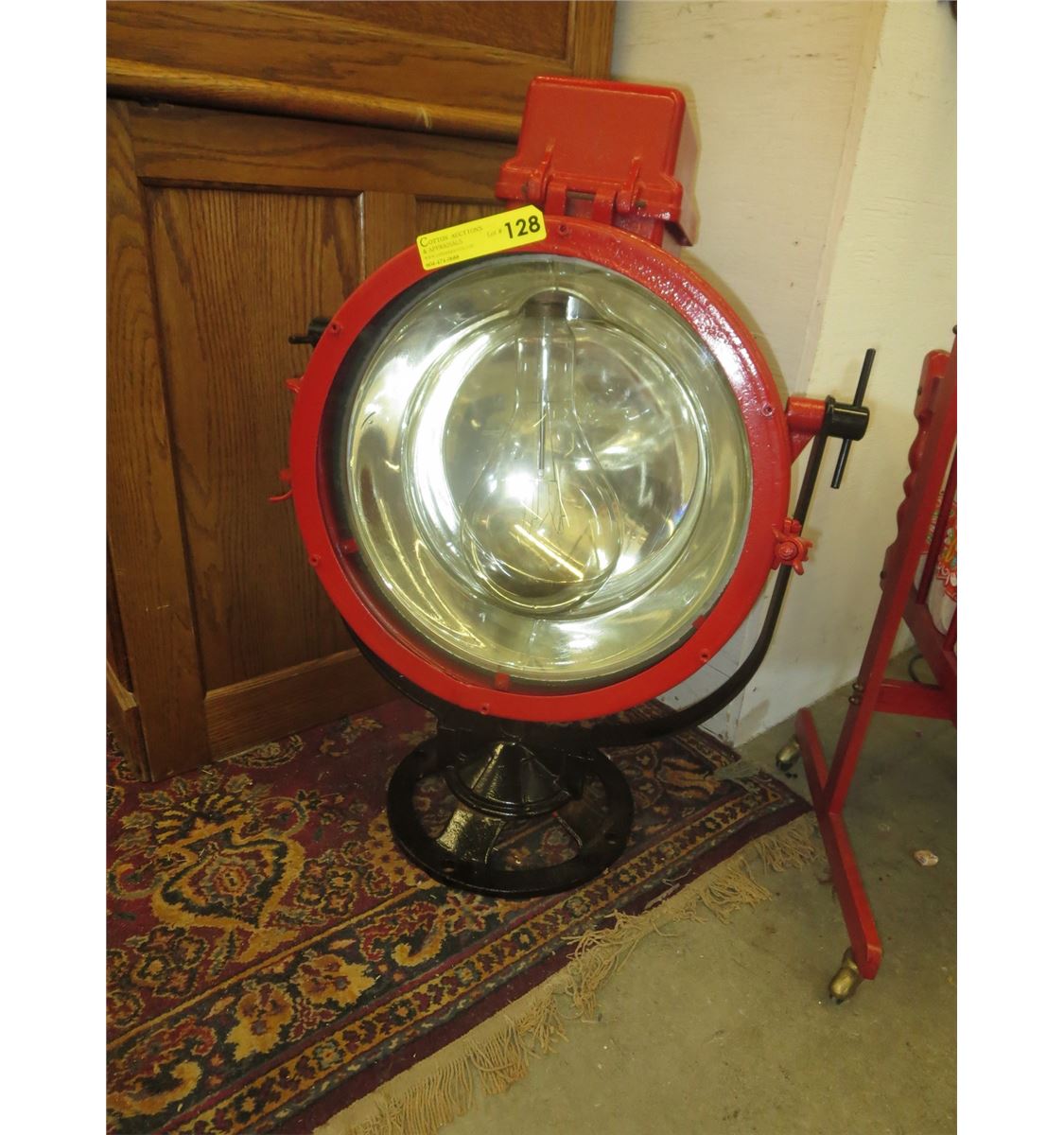 RARE - 1920's GE "Novalux Projector" spotlight