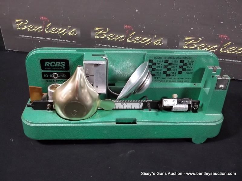 RCBS 10-10 POWDER GRAIN SCALE BY OHAUS