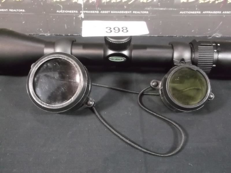WEAVER 3-9 X 40MM ADJUSTABLE RIFLE SCOPE S/N 849800