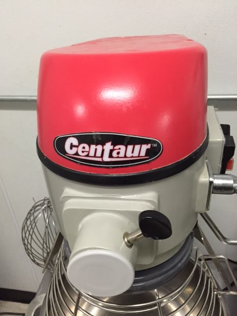 CENTAUR COMMERCIAL MIXER WITH STAINLESS STEEL TABLE AND 3 ATTACHMENTS ...