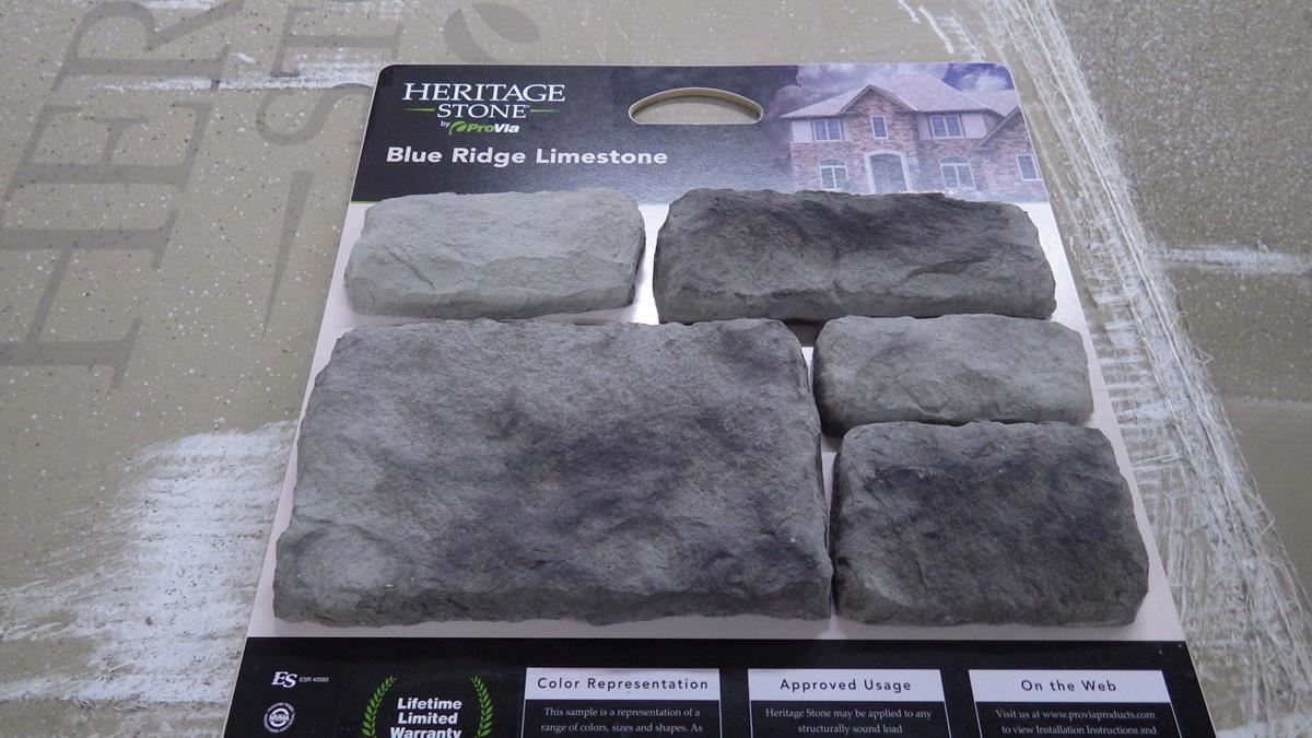 Heritage Stone, Blue Ridge Limestone Flats, 24 boxes, 240 sq.ft retail ...