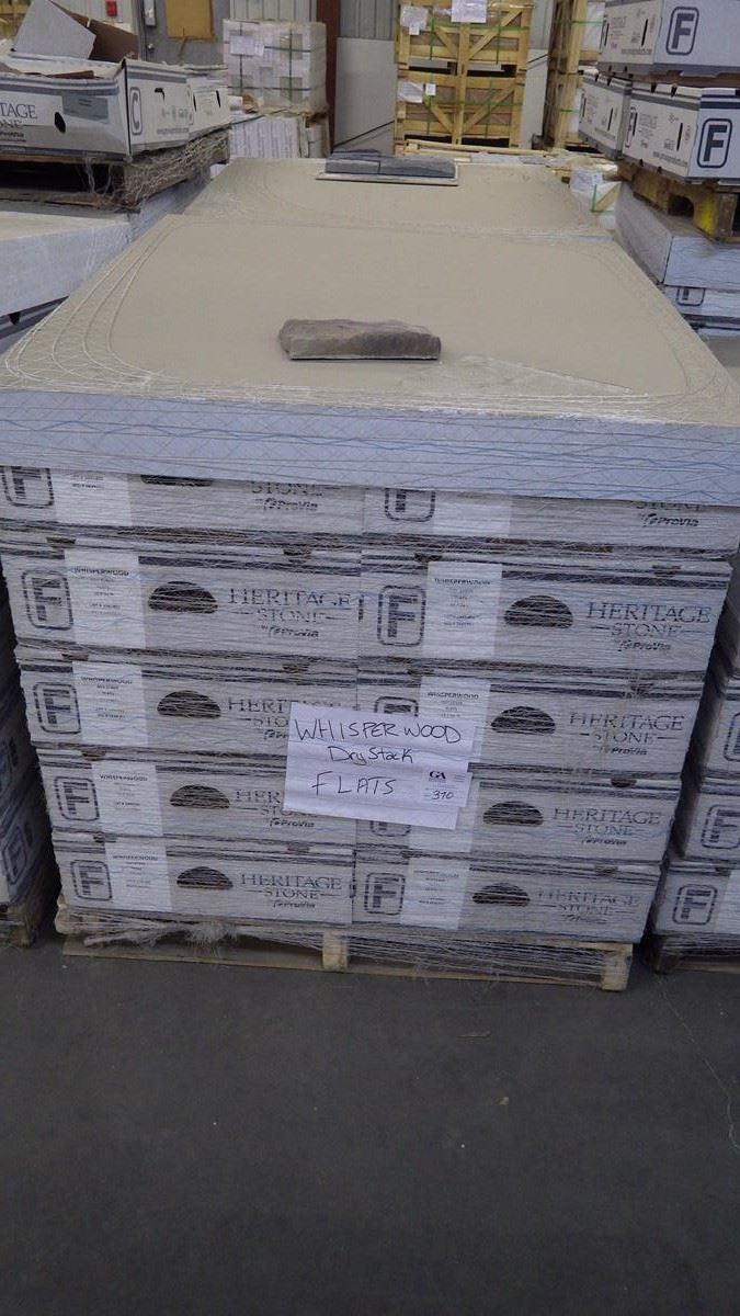 Heritage Stone, Whisperwood Dry Stack Flats, 20 boxes, 200 sq.ft retail ...