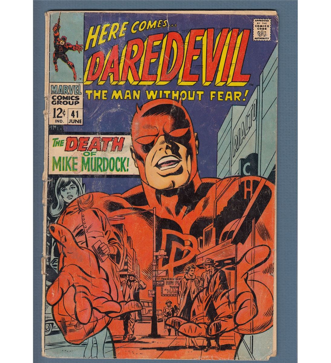 Daredevil #41(1968) B.A. Comic