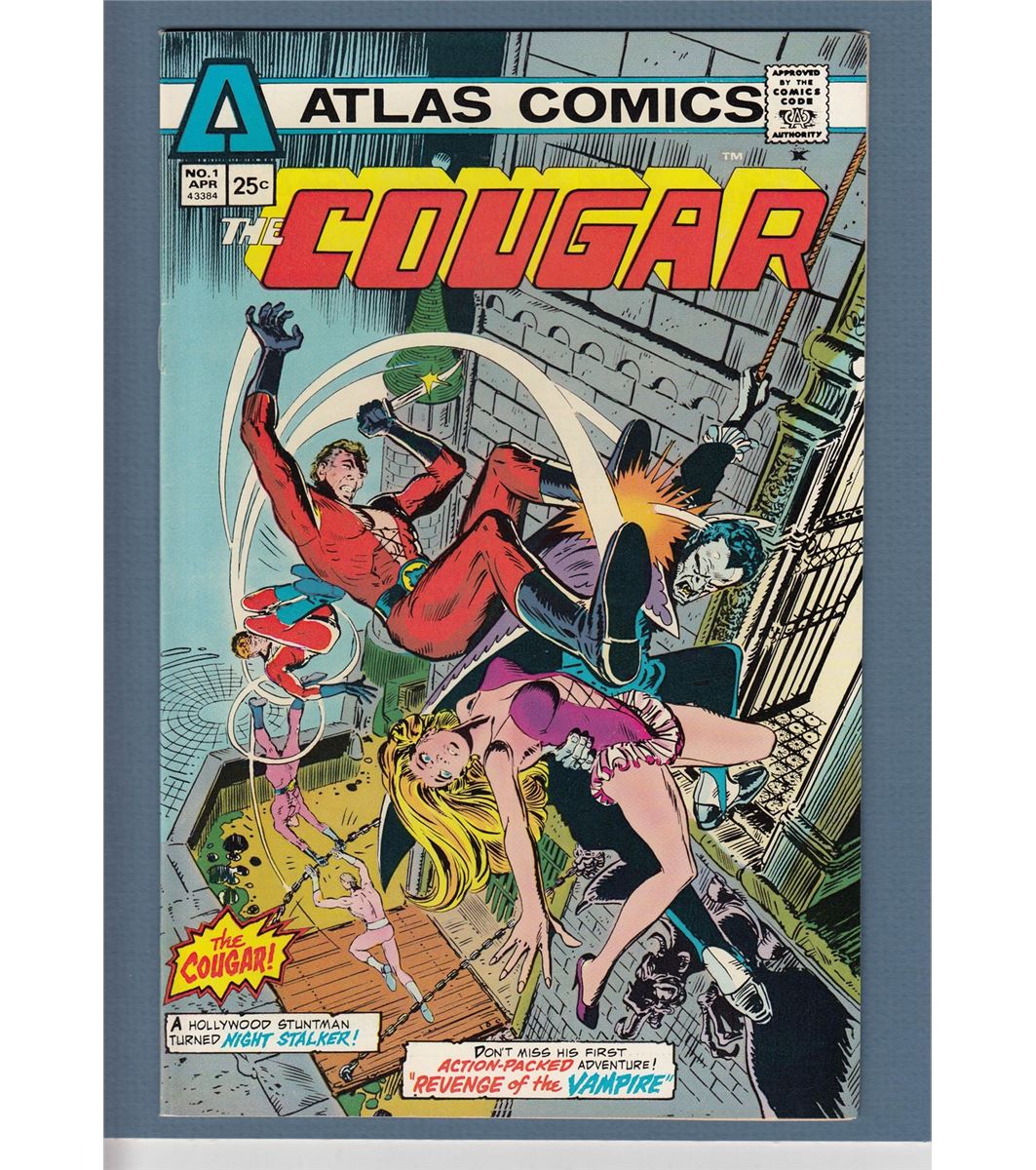The Cougar #1(1975) Dan Adkins(art) B.A. Comic NM