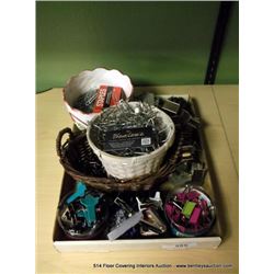 BOX: CLIPS STAPLES BLINDERS CLIPS AND STAPLES BINDERS STAPLE REMOVERS