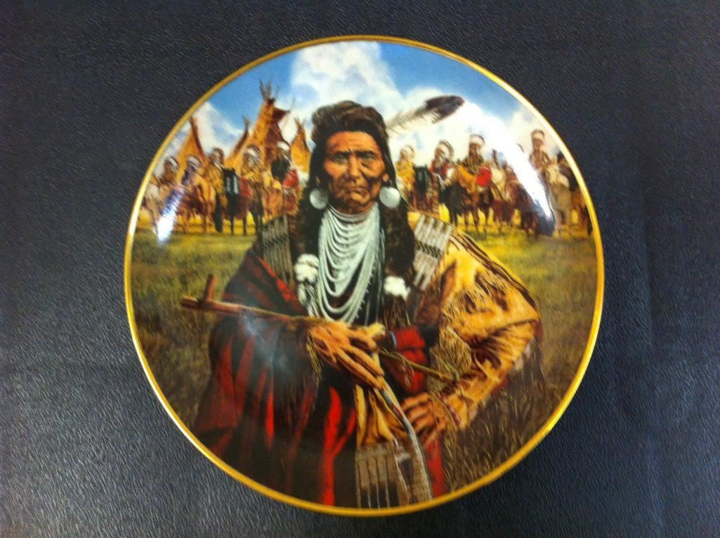 "Chief Joseph - Man of Peace", (plate) by Paul Calle (VFW)