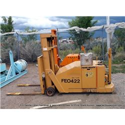 1987 PRIME MOVER SC40 5148 ELECTRIC WALK BEHIND FORKLIFT 4K LB CAPACITY ...