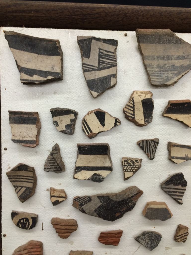 Framed Pottery Collage