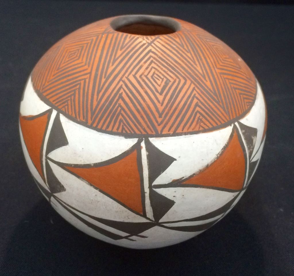 Group of 3 Seed Pots, Acoma Pueblo, Signed