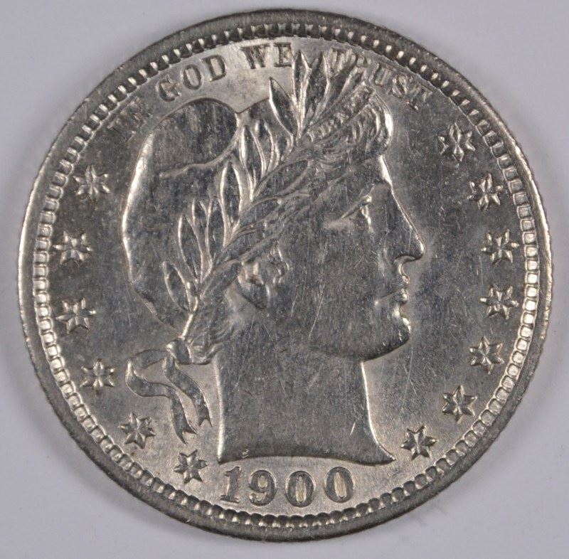 1900 BARBER QUARTER AU-55