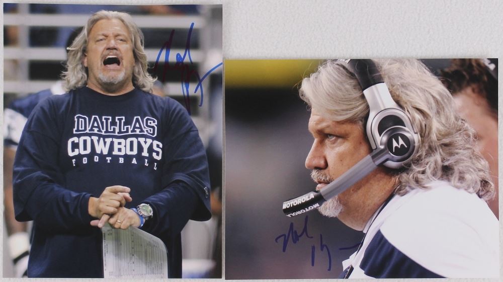 Lot of (2) Rob Ryan Signed Cowboys 8x10 Photos (PA LOA)