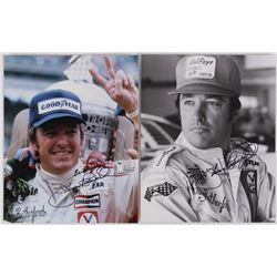 Lot of (2) Johnny Rutherford Signed 8x10 Photos Inscribed "Best Wishes ...