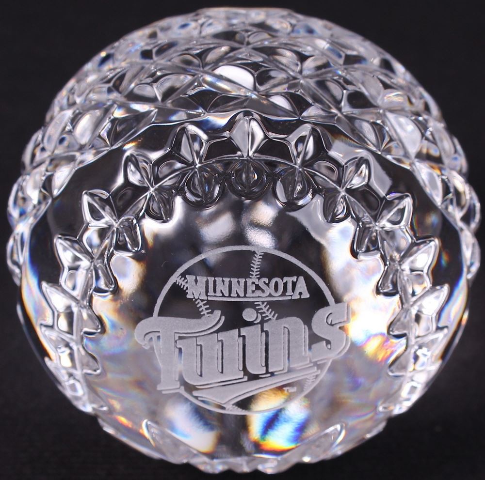 Minnesota Twins Waterford Crystal Baseball (New in Box)