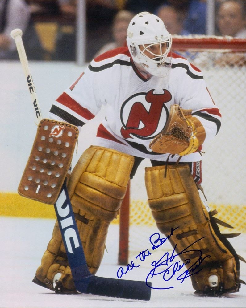 Glenn Chico Resch Signed Devils 8x10 Photo Inscribed "All the Best" (PA ...