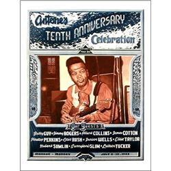 Antone's 10th Anniversary Poster Danny Garrett