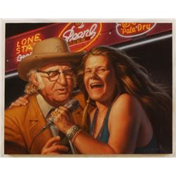 Janis Joplin & Kenneth Threadgill Painting