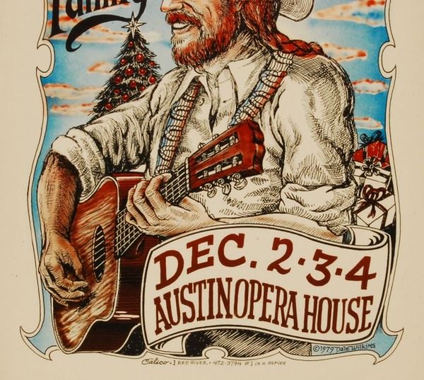 Willie Nelson & Family Austin Opera House Poster