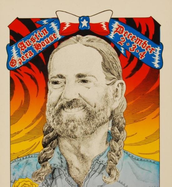 Willie Nelson & Family Poster by Danny Garrett