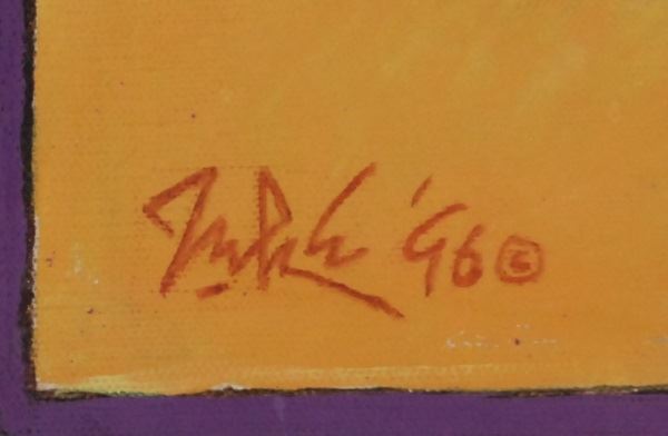 Guy Juke Buffalo Painting on Canvas