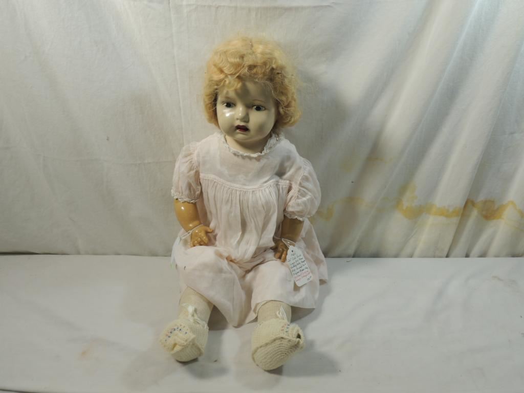 1920s COMPOSITION DOLL