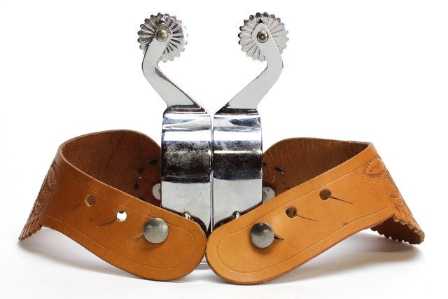 C. 1950's Kelly spurs Bull head pattern in fine