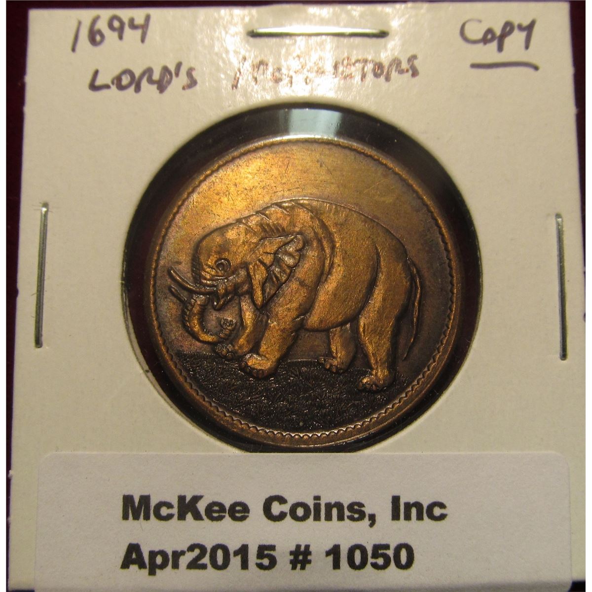 1050. 1694 GOD: PRESERVE : CAROLINA: AND: THE: LORDS: PROPRIETORS ...