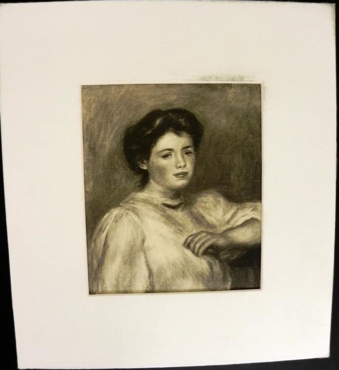 Renoir Portrait Mademoiselle Renee Riviere Engraving