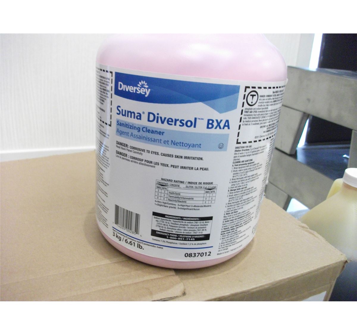 DIVERSEY SUMA DIVERSOL BXA - PER BOTTLE (AS THEY COME)