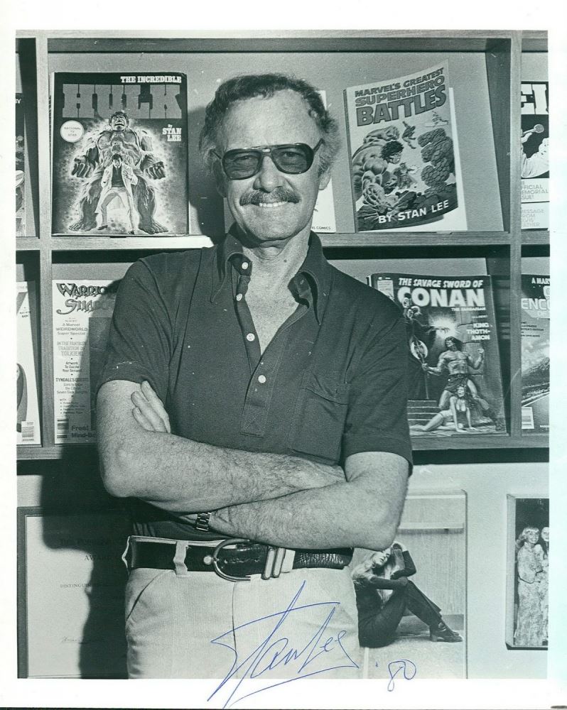 Vintage Stan Lee Signed Marvel 8x10 Photo (JSA COA)