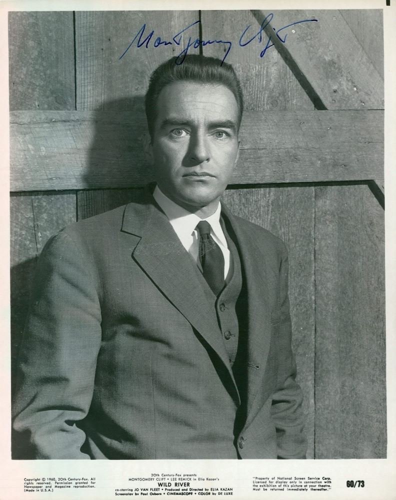 Montgomery Clift Signed 8x10 Photo (PA LOA)