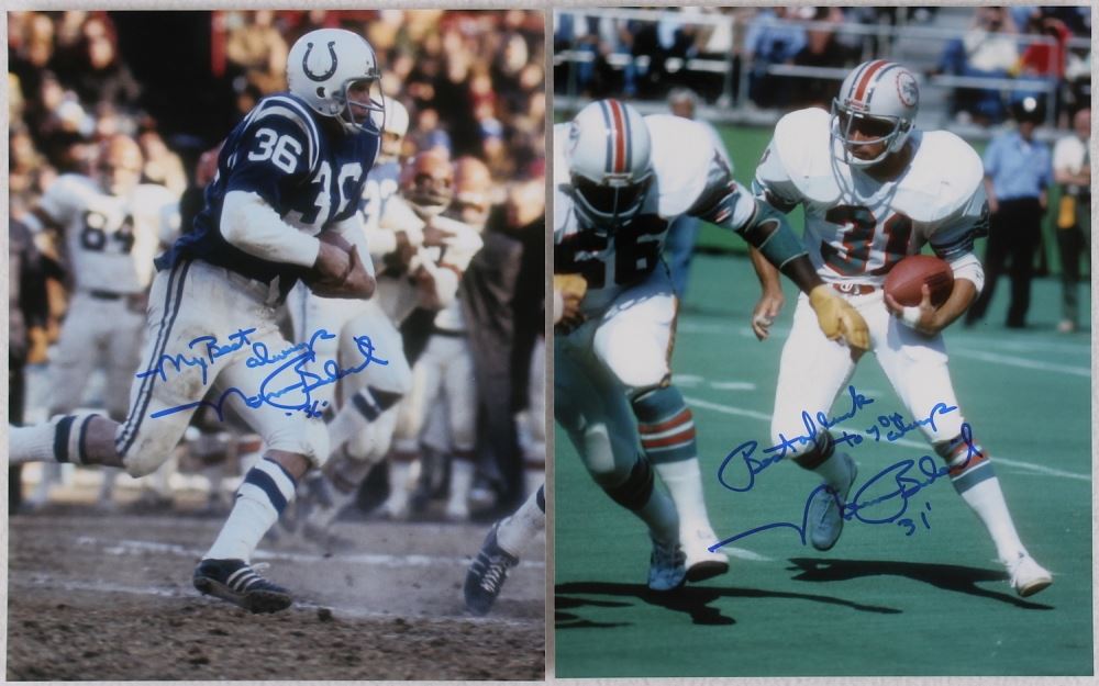 Lot of (2) Norm Bulaich Signed 8x10 Photos Inscribed "Best Of Luck ...