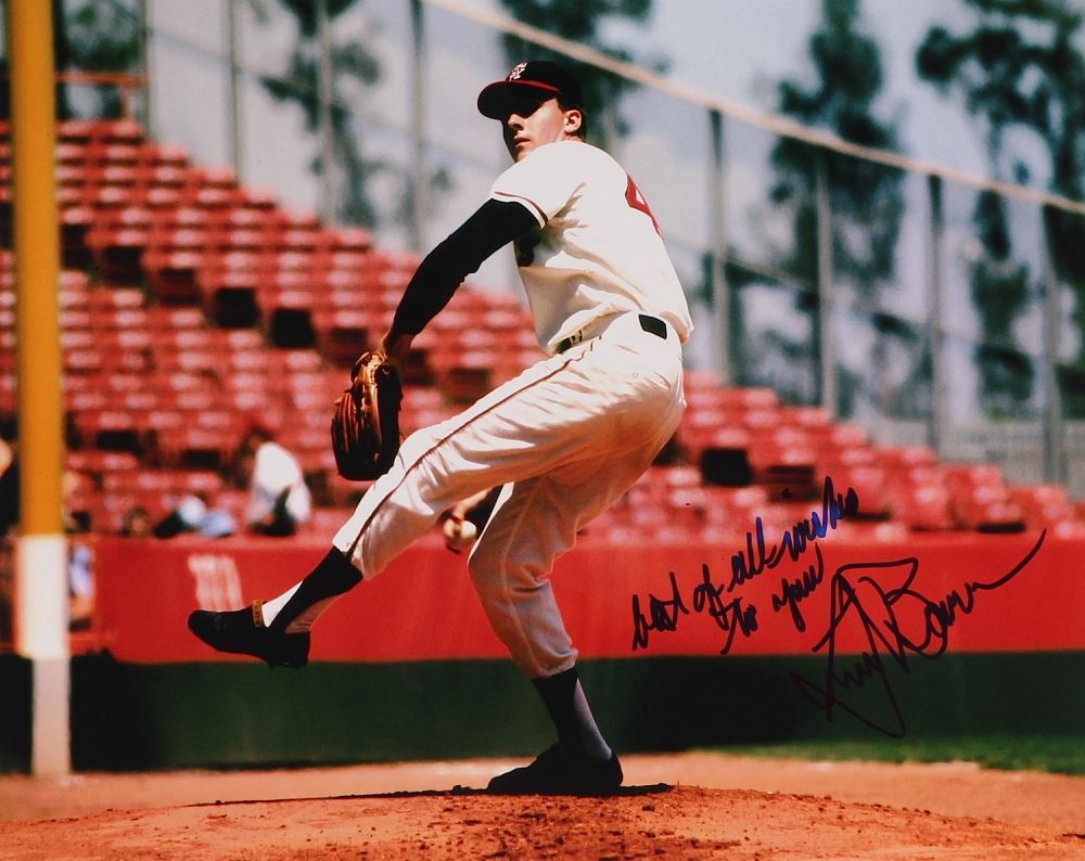 Lot of (2) Jim Barr Signed 8x10 Angels Photos Inscribed "Best Wishes ...