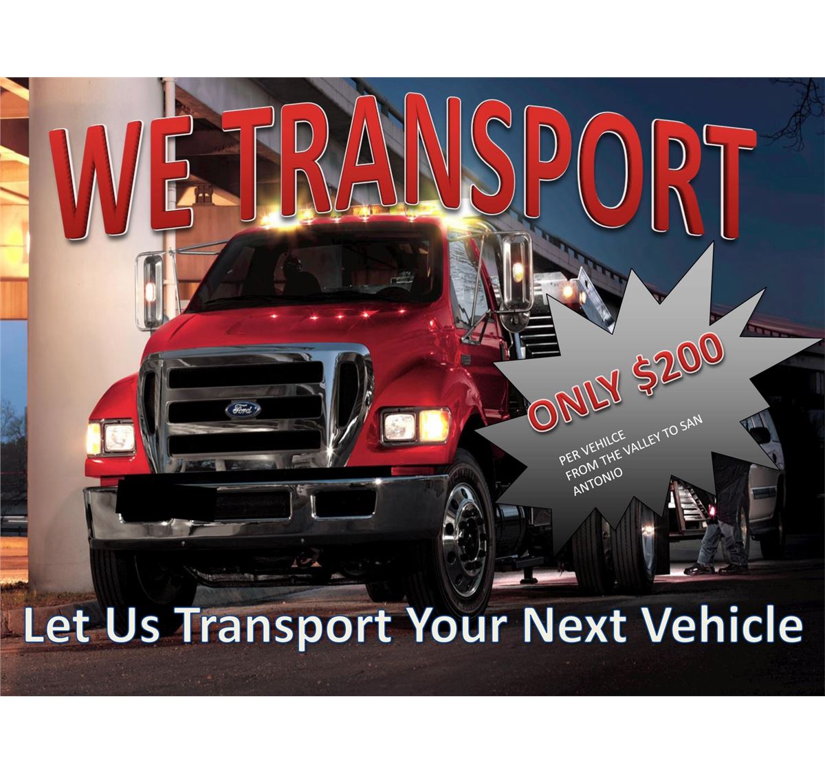 TRANSPORTATION SERVICES AVAILABLE