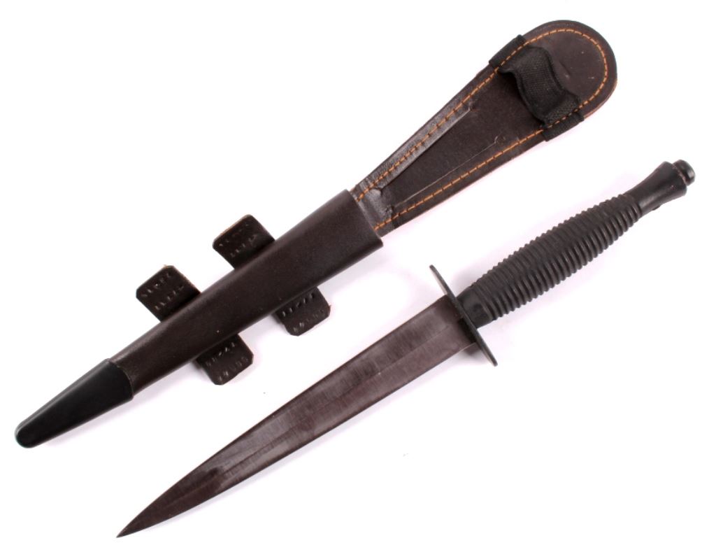 British Fairbairn Sykes Fighting Knife Nato 1976