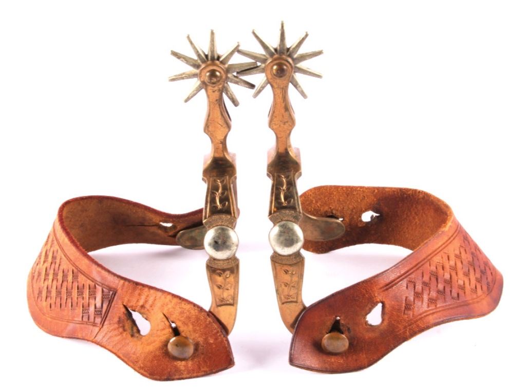 North & Judd Hercules Bronze Spurs 1880-1920