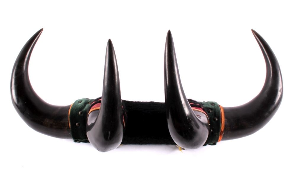 Western Buffalo Horn Rack early 1900