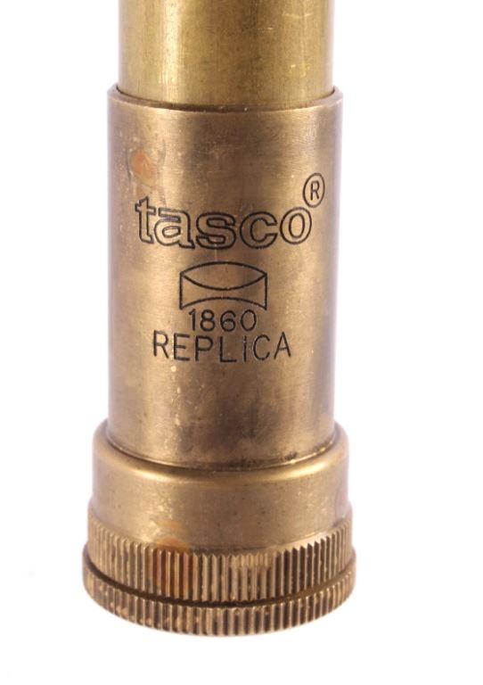 Tasco 1860 Replica 4x15 A-563 Buffalo Brass Scope
