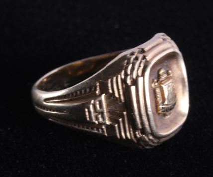 US West Point 1938 Graduation 10k Gold Ring
