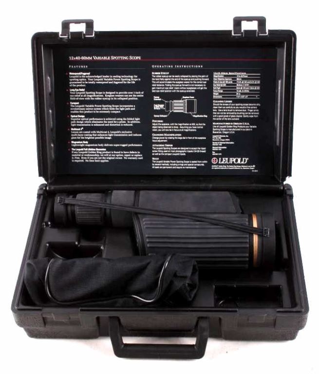 Leupold Variable 12-40x60mm Spotting Scope