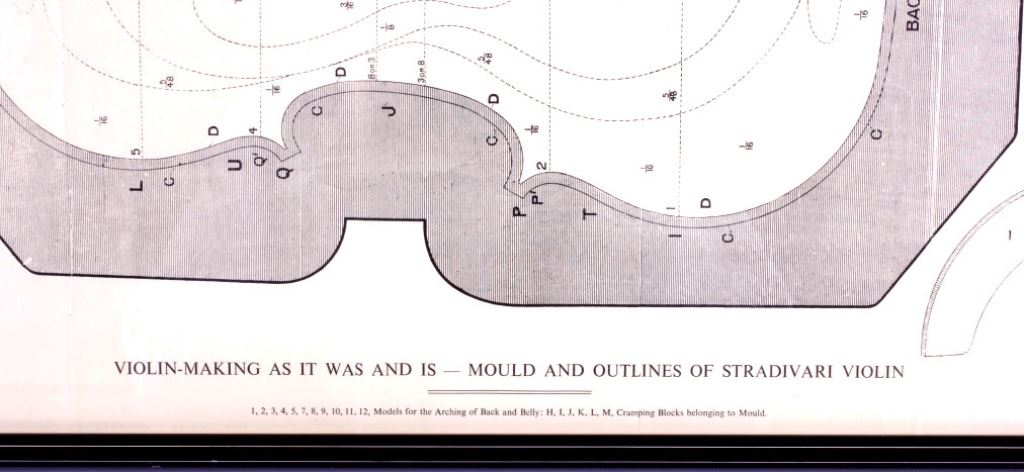 Stradivari & Guarnerius Violin Schematic Drawings