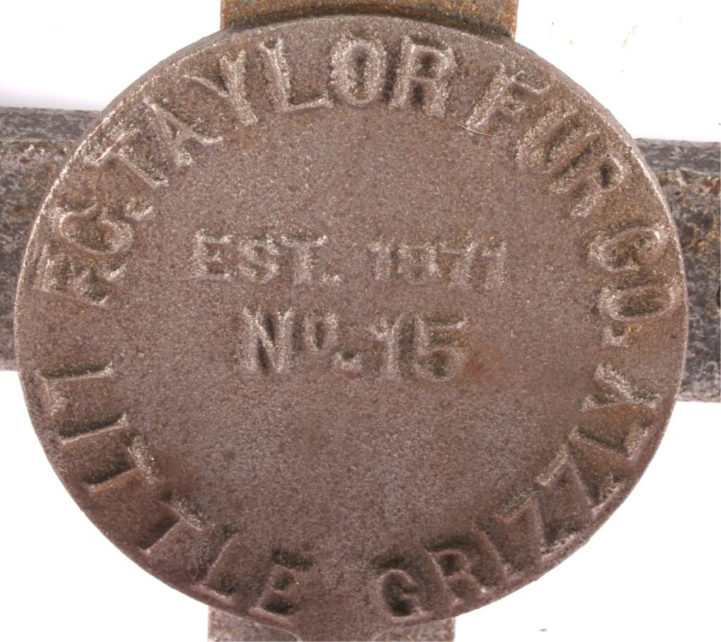 F C Taylor Fur Co Little Grizzly Bear Trap No 15