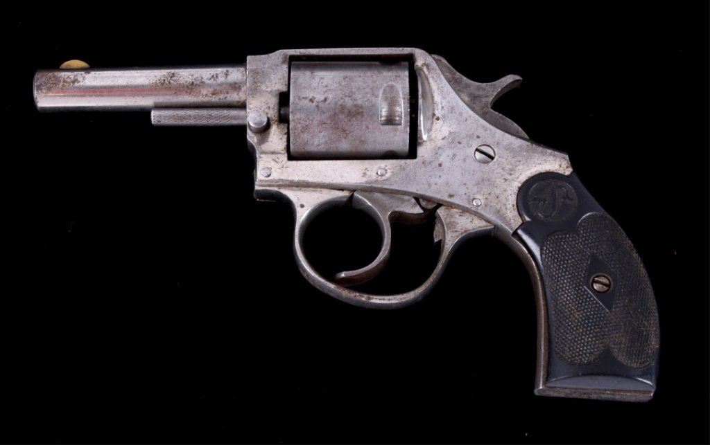 US Pistol Co .32 Nickel Double Action Revolver