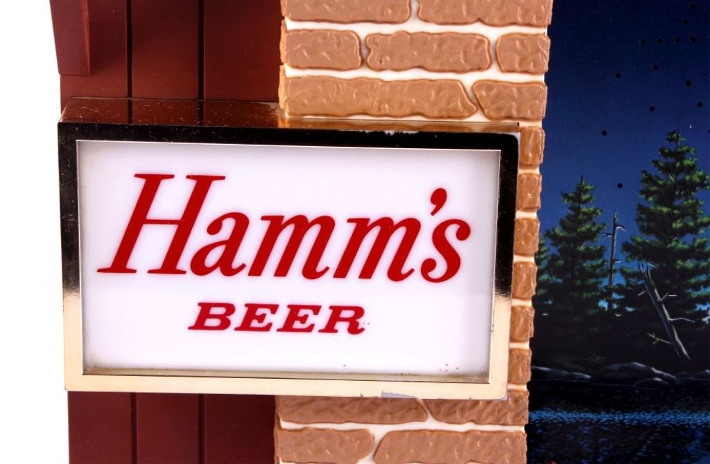 Hamm's Beer Starry Night Lighted Motion Sign