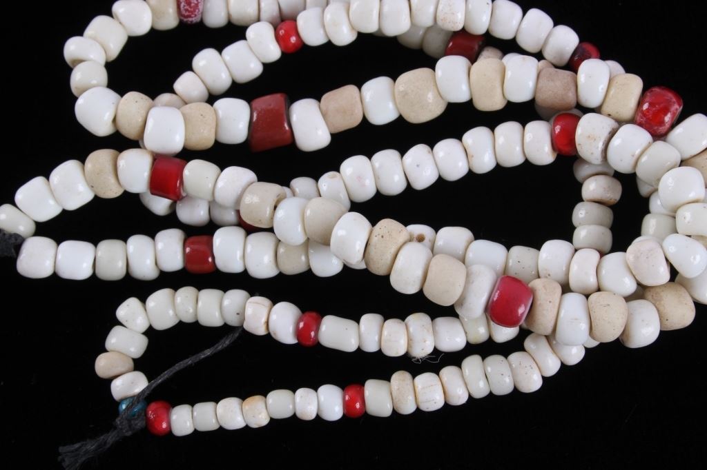 Northern Plains Trade Bead Silver Beaver Necklace