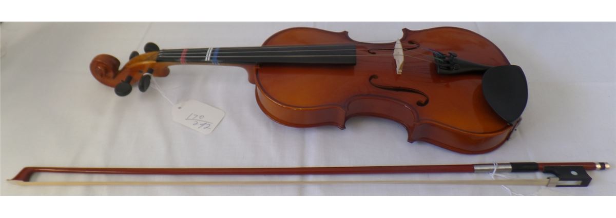 DeVillier Violin and Bow Model VN 343