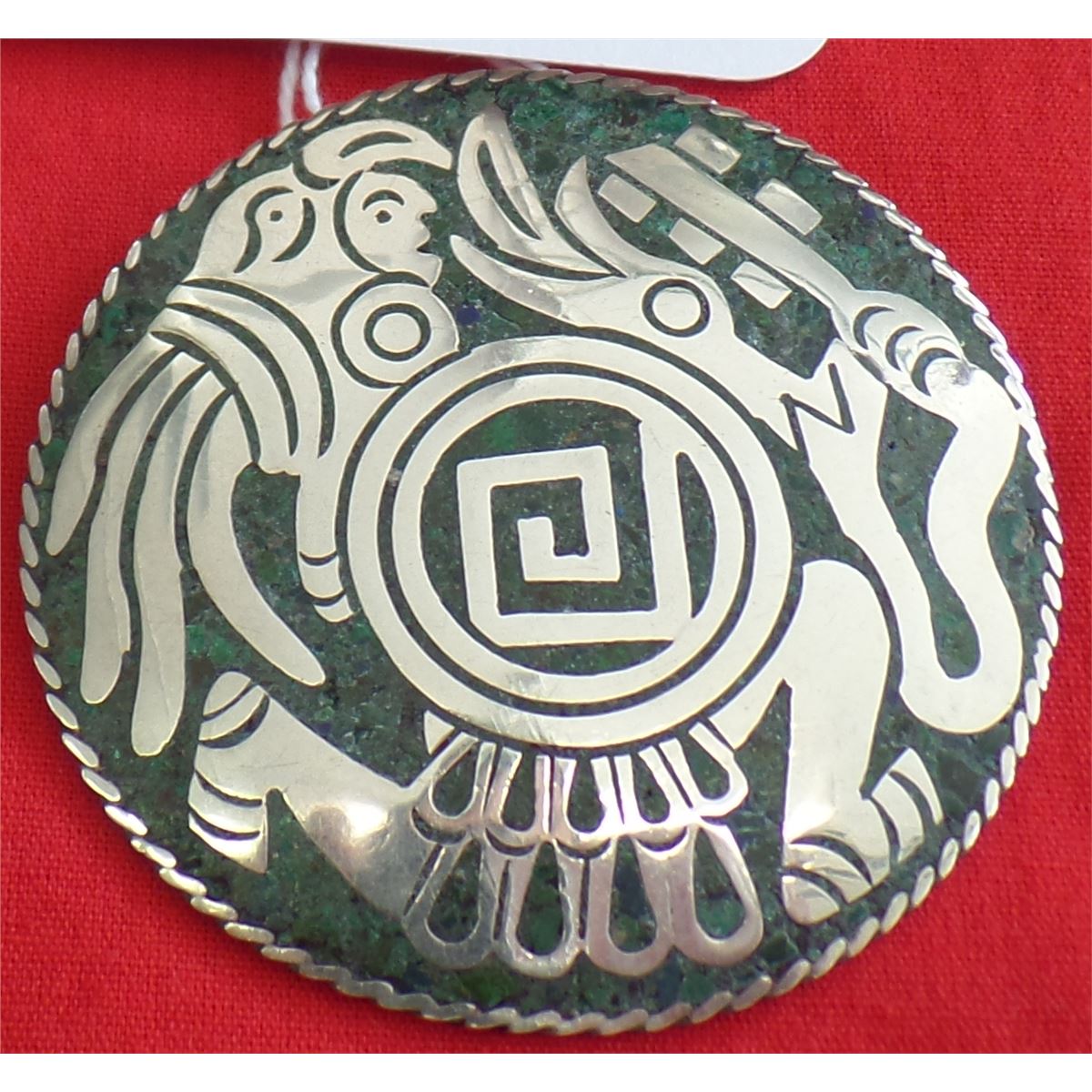 Taxco Mexico Signed Pendant/Pin